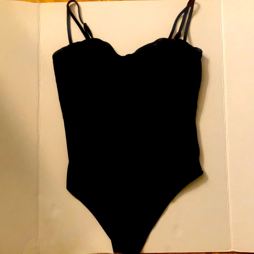 Sexy Strappy Teddy/Bodysuit. With Ribbon Detailing! - Gem